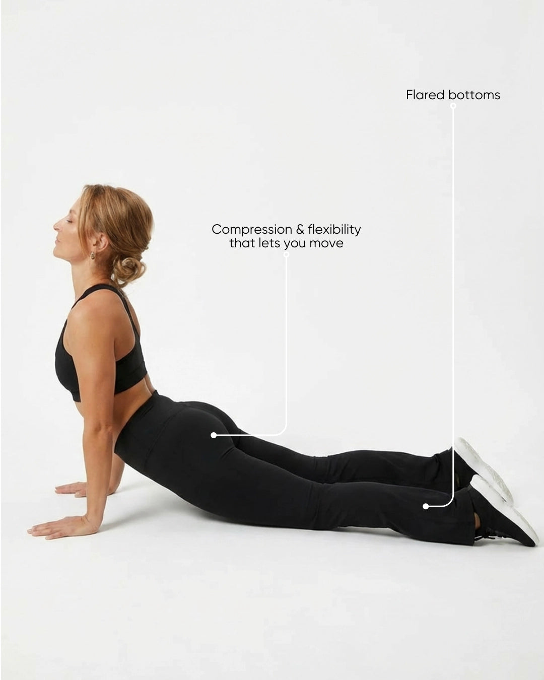 Muse Flared Leggings Black – Begun Active